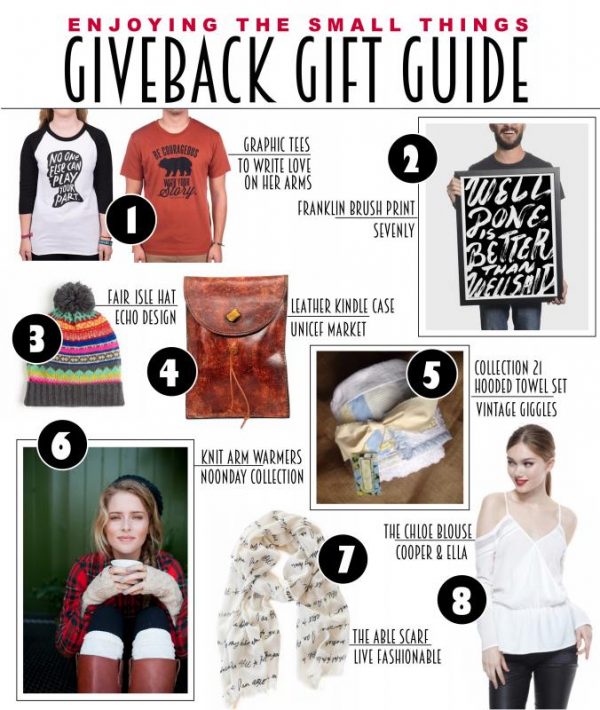 Gifts that Give Back - Enjoying the Small Things