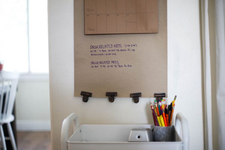 Creating a Study Space for Your Kids: Our Homework Cart and How We ...