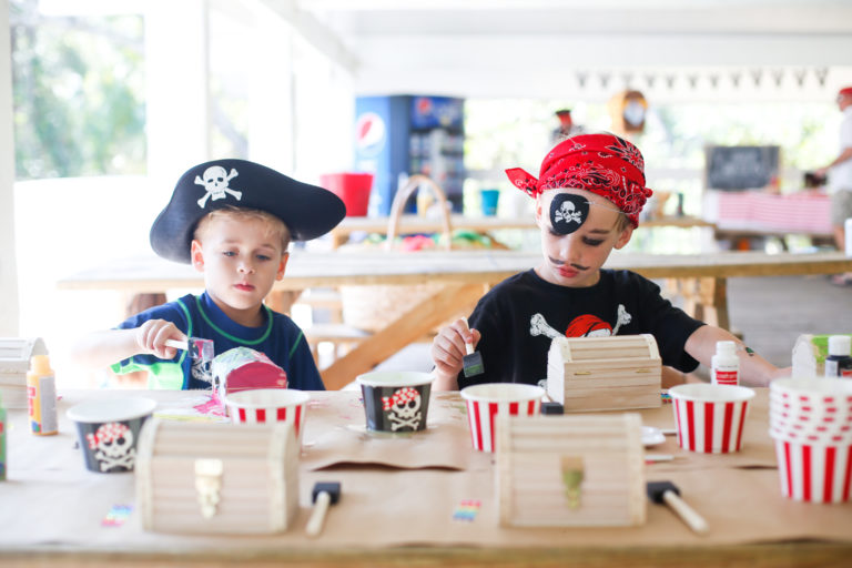 The Search for Blackbeard's Treasure: Dash's Pirate Party - Enjoying ...